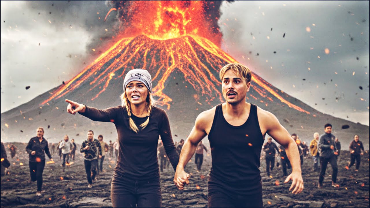 Dobre Brothers | Running For Our Lives Against An EXPLODING VOLCANO 🌋 - YouTube