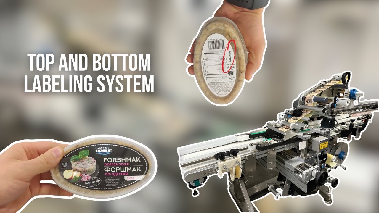 ALLTECH – Automatic labelling applicator from Top and Button - YouTube