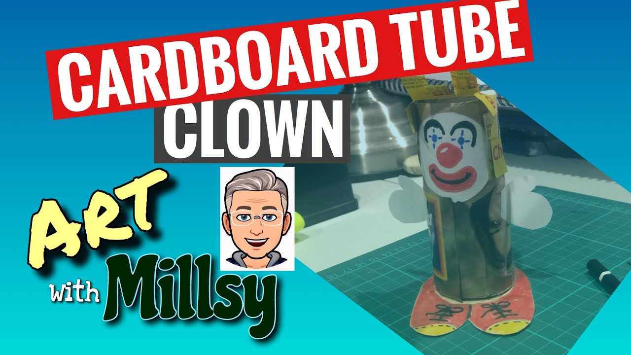 HOW TO MAKE A CARDBOARD TUBE CLOWN - YouTube