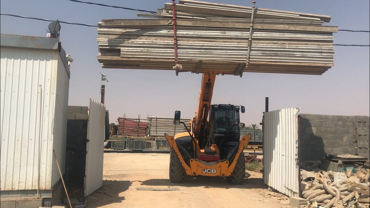 JCB crane Telescopic Loading crane mobile crane construction work Saudi ...