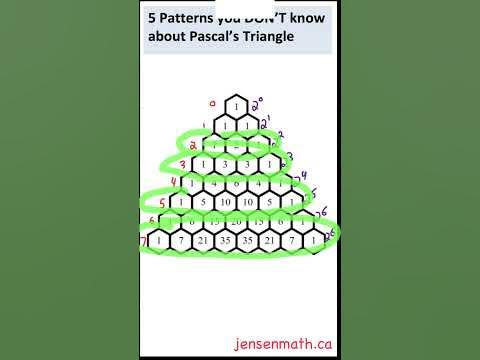 Pascal's Triangle Patterns #maths #satmathprep #mathematics - YouTube