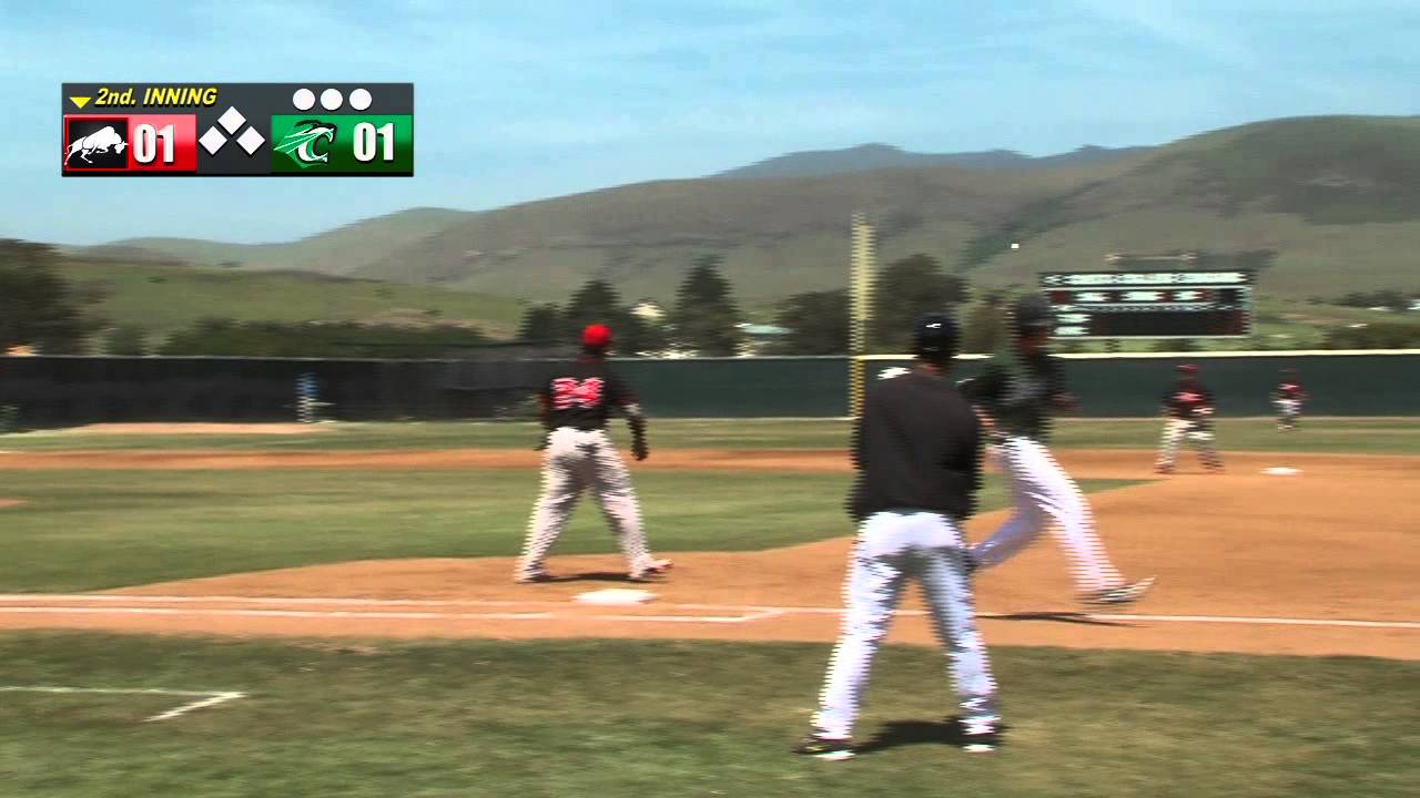 Bottom of the 2nd Inning Cuesta Baseball vs. LA Pierce College - YouTube