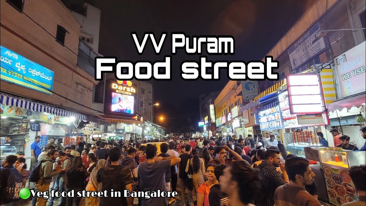 VV Puram Food street | Bangalore| Streetfood | Harifs Vlogs - YouTube