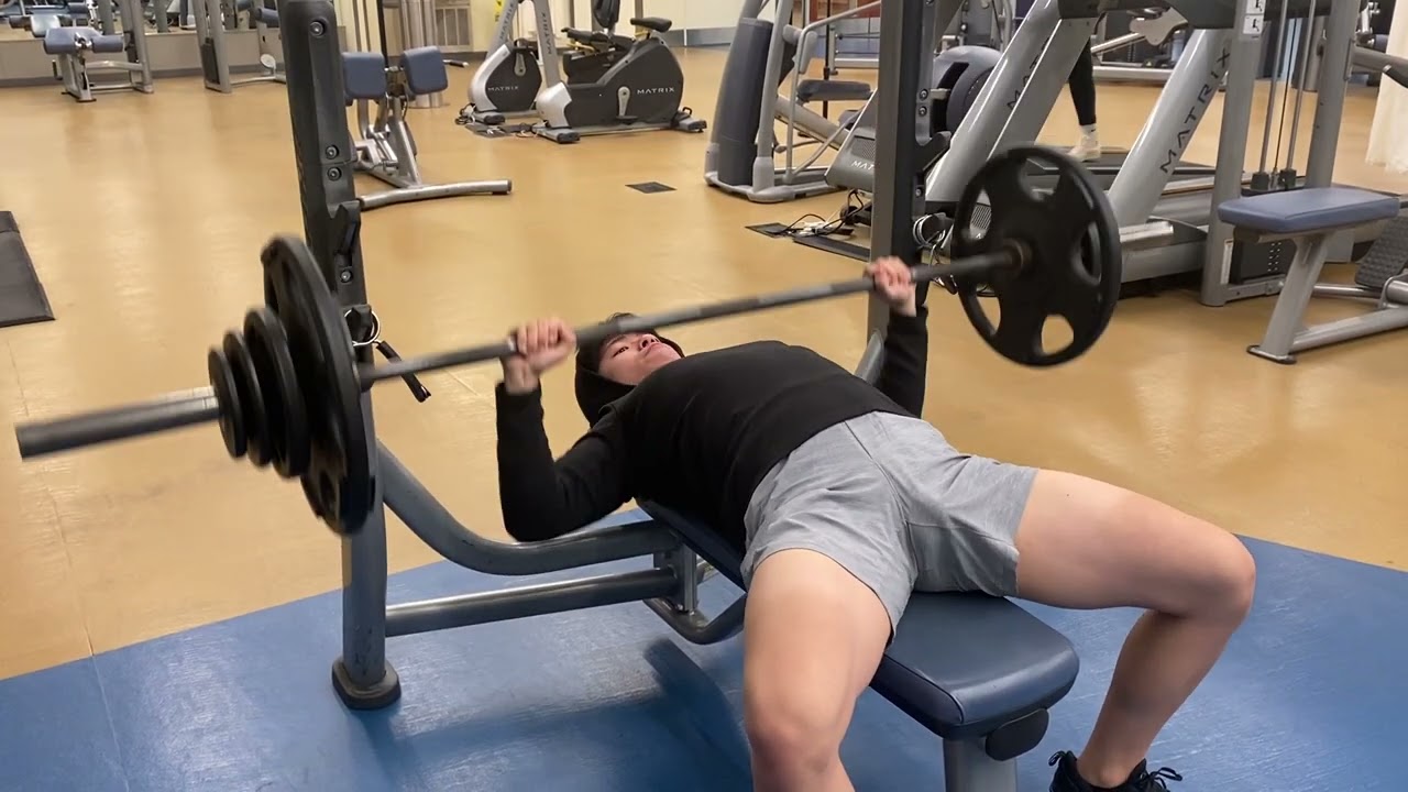 Easiest 75KG Bench Press - YouTube