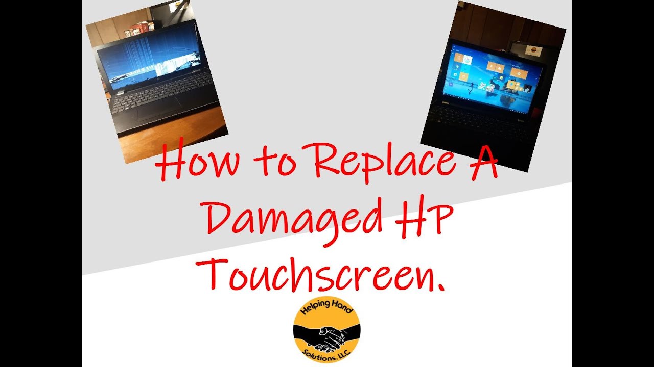 How To| DIY| Replace and Reinstall DAMAGED/CRACKED HP Touchscreen 15r ...
