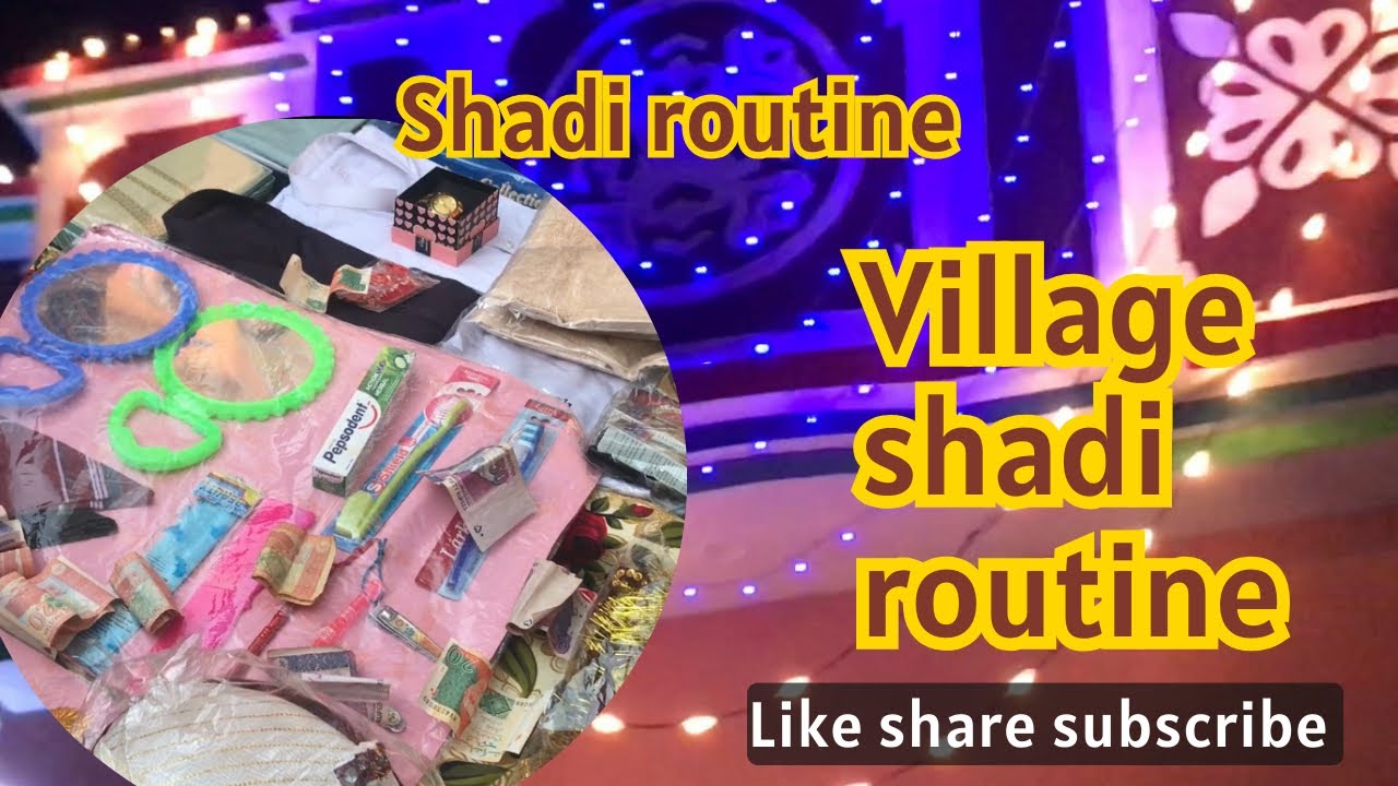 Village life desi shadi style || Village life style ||Desi vlog - YouTube
