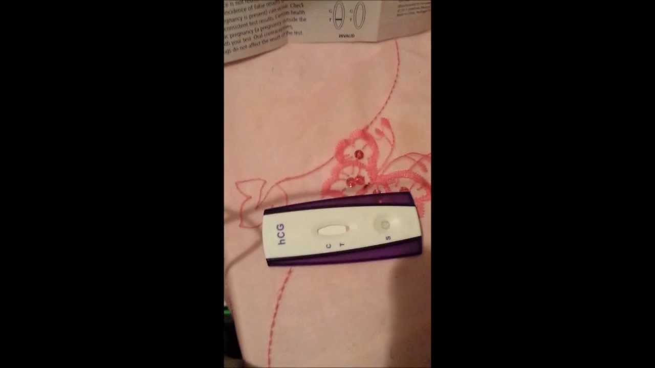 First Signal Cheap Live Pregnancy Test - YouTube