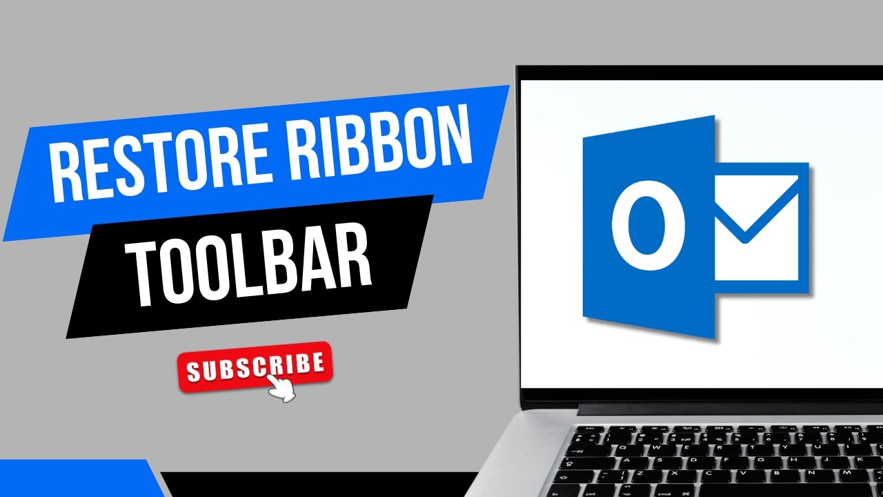 How To Restore Ribbon Toolbar in Outlook [Guide] - YouTube