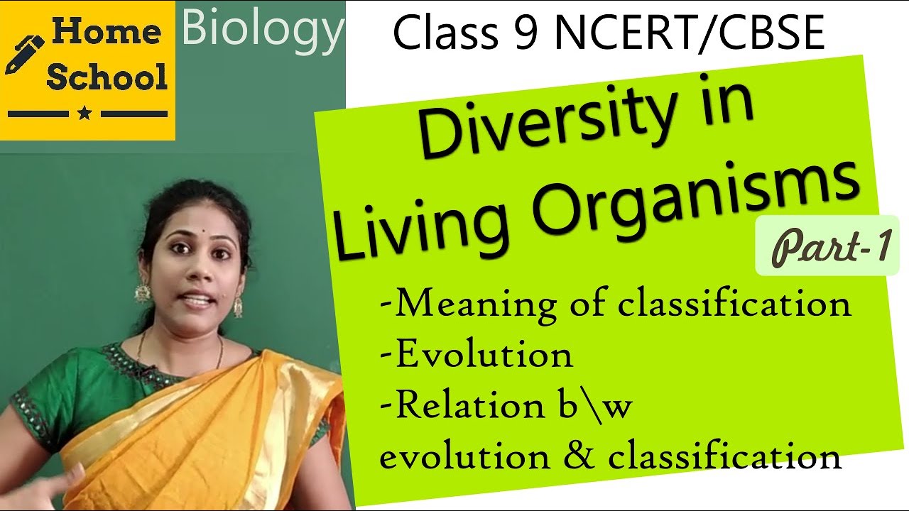 Diversity in Living Organisms class 9 Biology Part-1 - YouTube