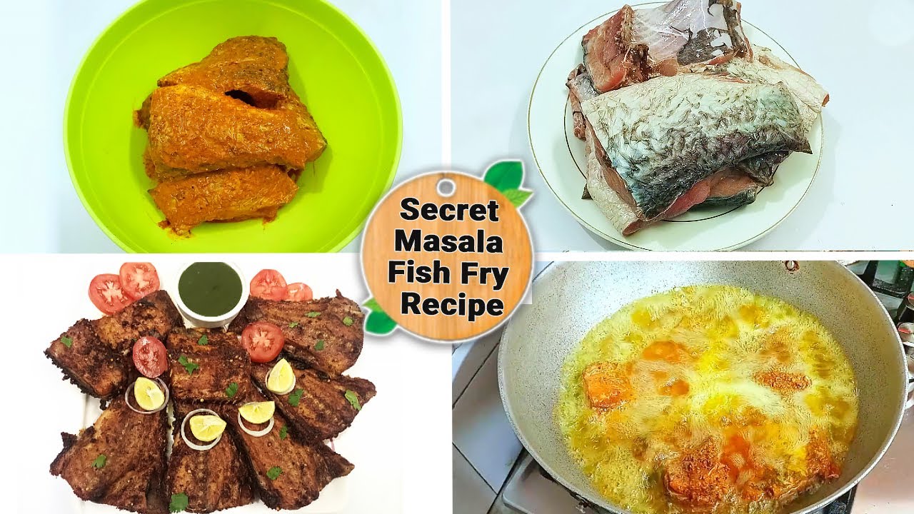Fish Fry Recipe for beginners | Secret Masala Fish Fry Recipe | Fish ...