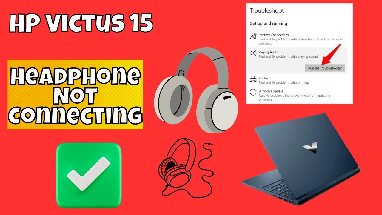 How to Fix HP Victus 15 Headphone Not Connecting / Earphone Problem ...