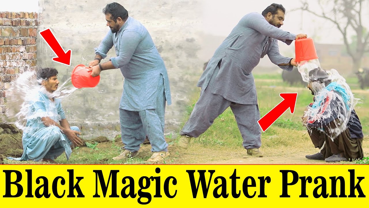 Black Magic Water Funny Prank | @Velle Loog Khan Ali | @Sahara Bano ...