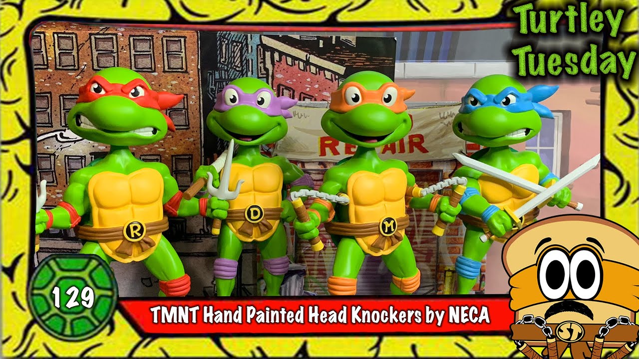 Ninja Turtle Head Knockers! - YouTube