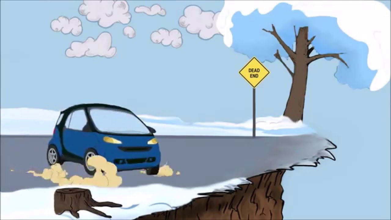 Smart Car Skid and Stop - YouTube