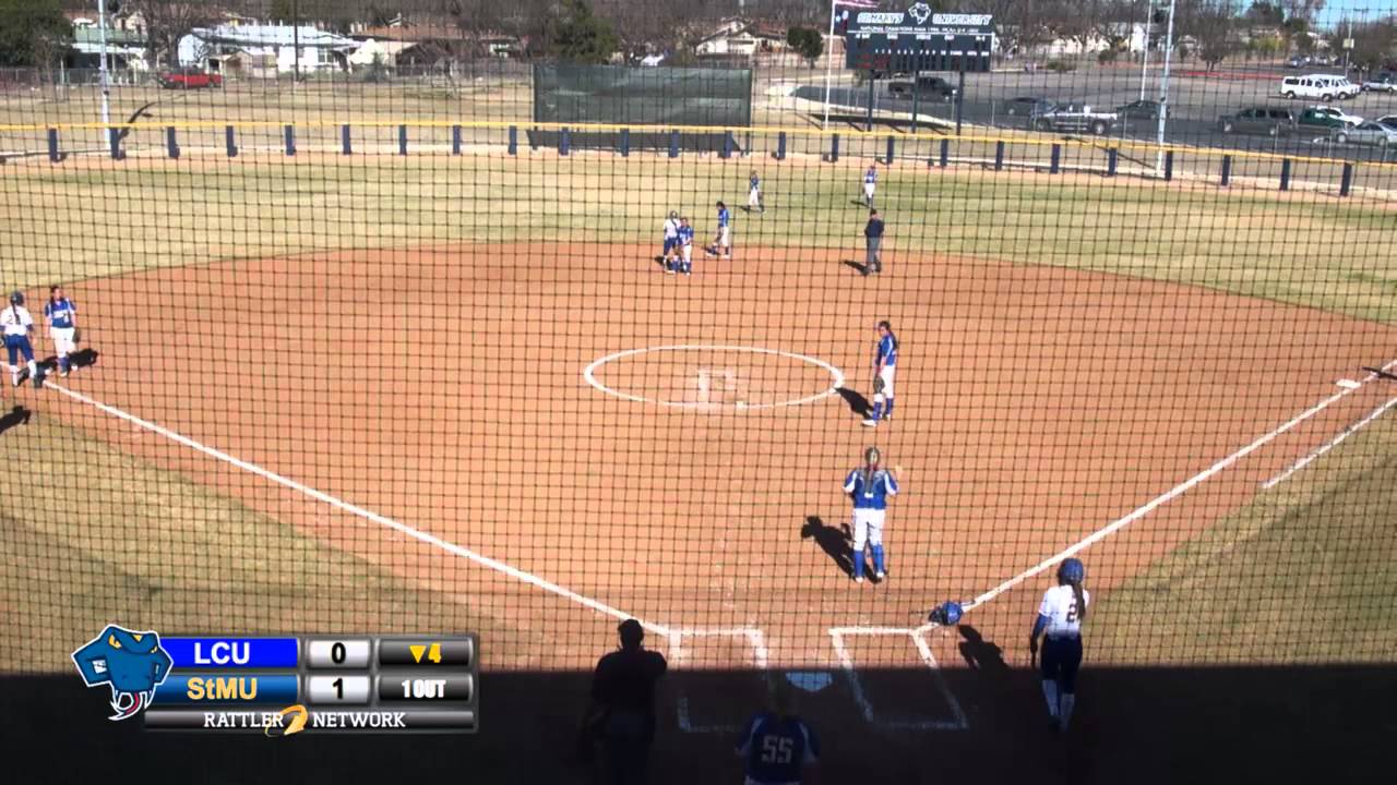 Replay: StMU Softball vs. LCU (Game 1) - YouTube