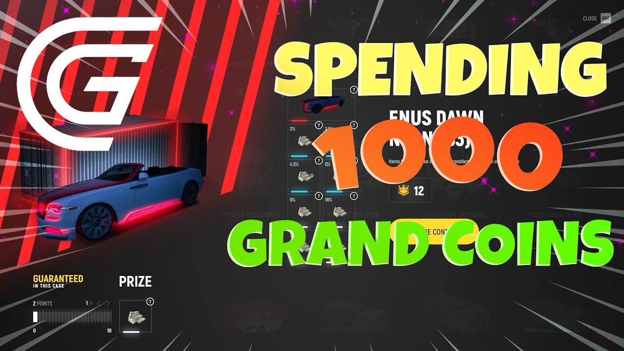 SPENDING 1000 Grand Coins in Grand RP | GTA 5 Roleplay | |Free Grand ...