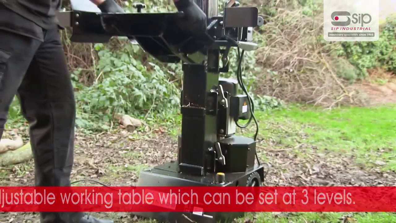 SIP 01977 7 Ton Vertical Log Splitter - YouTube