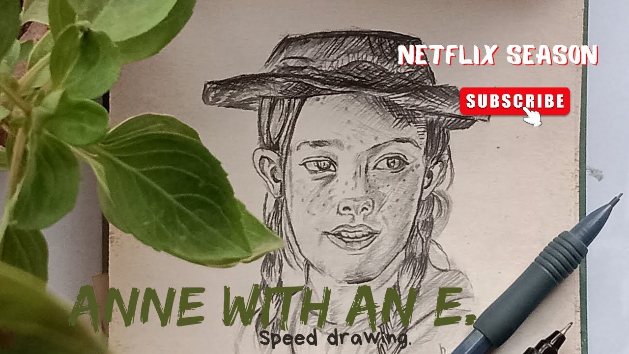 Netflix :Anne with an E -Speed Drawing |visual arts by anza - YouTube