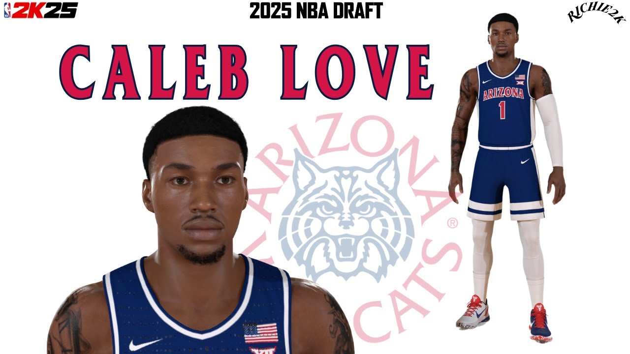 Caleb Love Face Creation in NBA 2K25 - YouTube