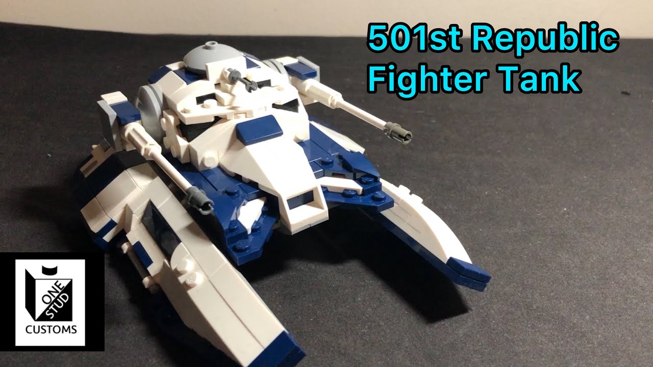Lego custom 501st Republic fighter tank (TX-130) - YouTube