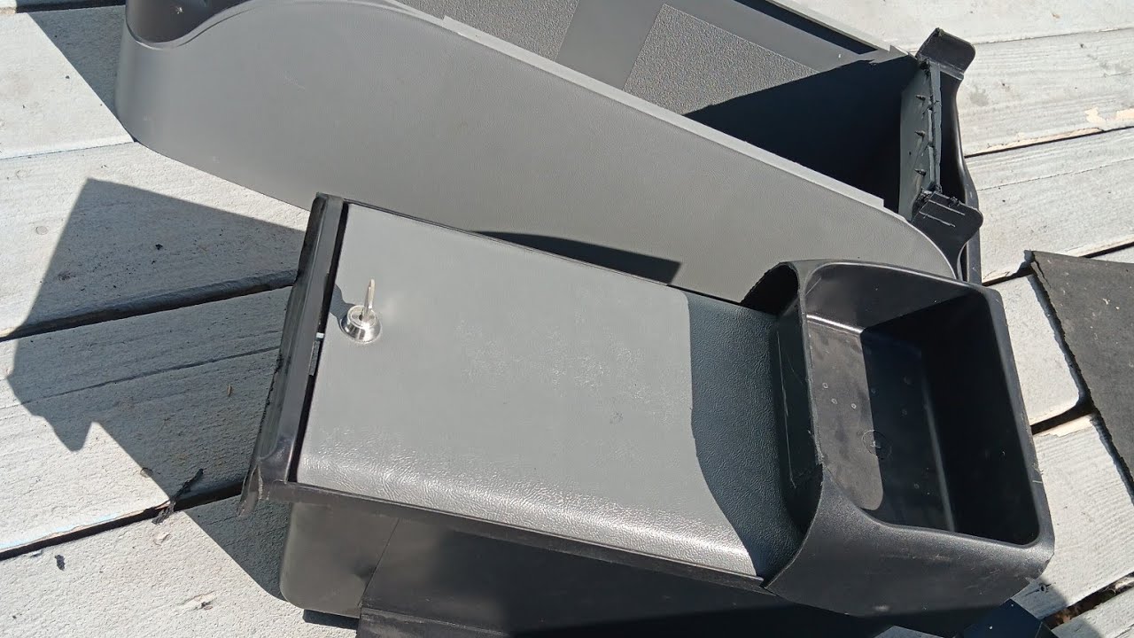 DIY Center Console For Chevy S10 - YouTube