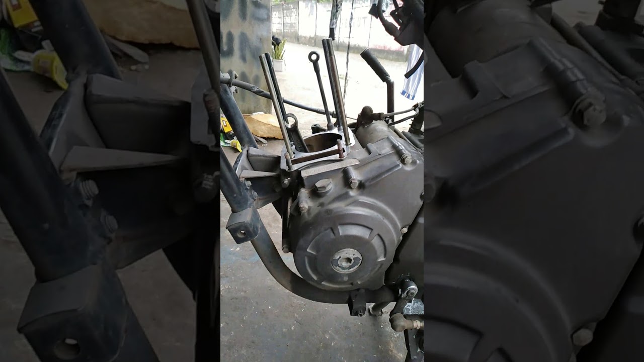 Merubah seher motor TVS pake seher tiger - YouTube