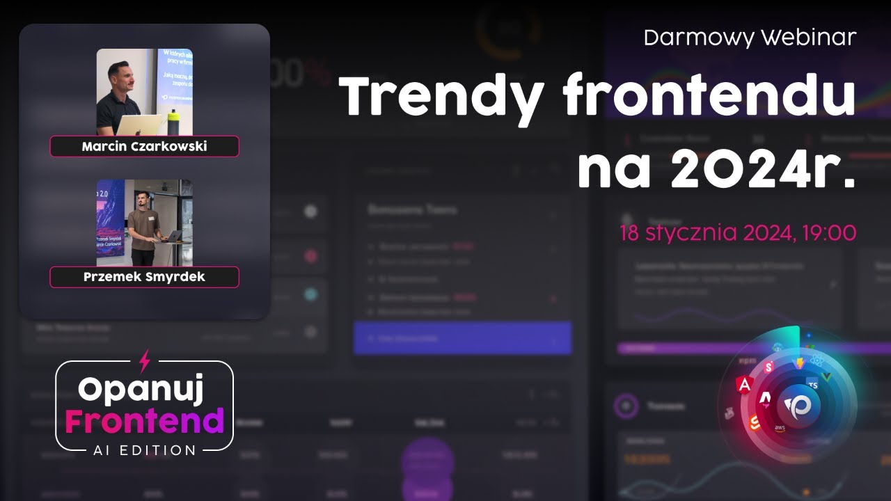 Trendy Frontendu 2024 - Astro, Bun, htmx i inne (+Q&A) - YouTube