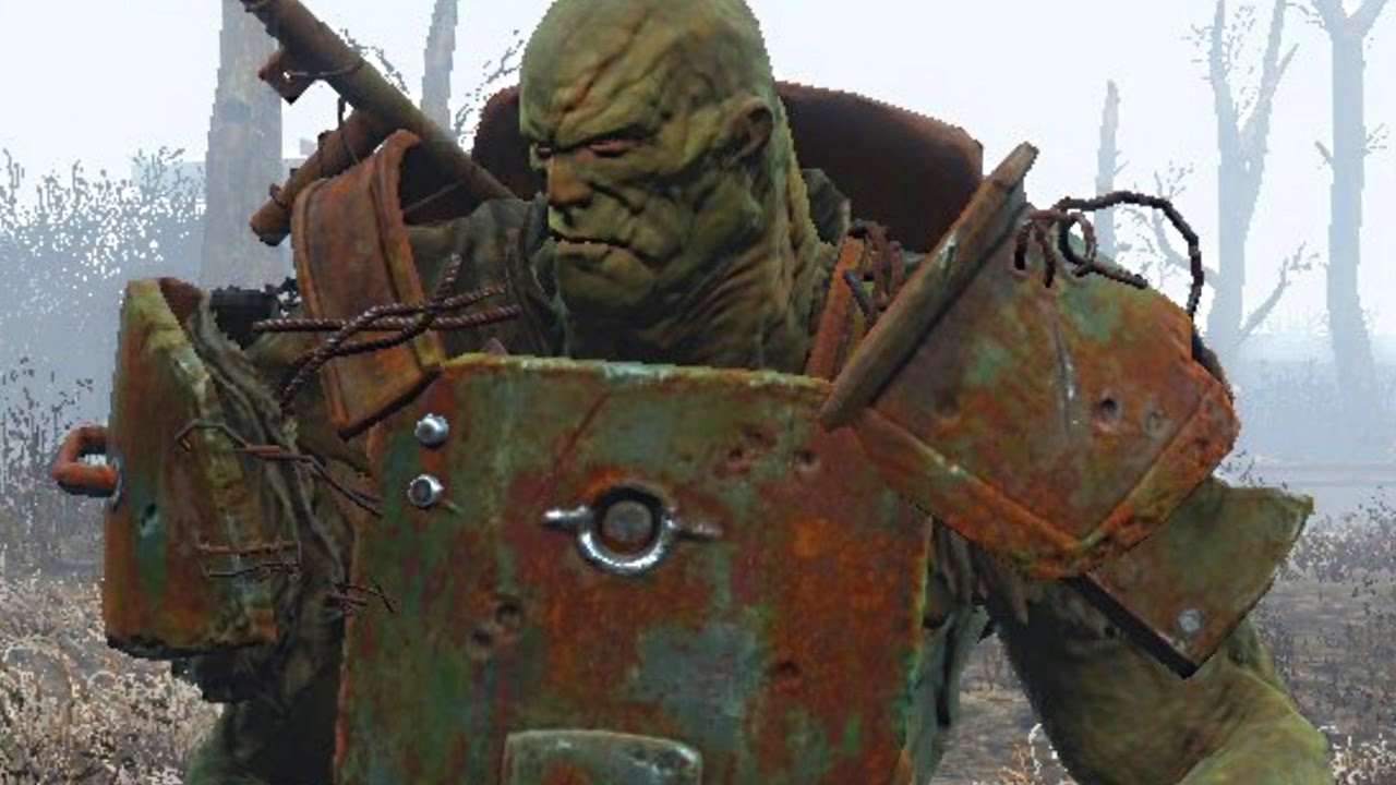 Fallout 4 - "Big Mack" Super Mutant Boss Fight Wilson Atomatoys Factory ...