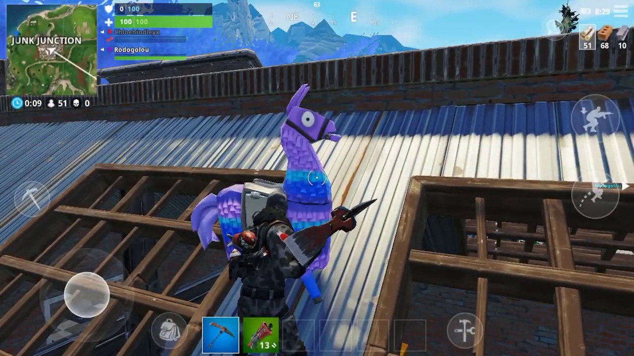 Fortnite Week 5 Challenge - Emblem Treasure Map + Llama Loot - YouTube