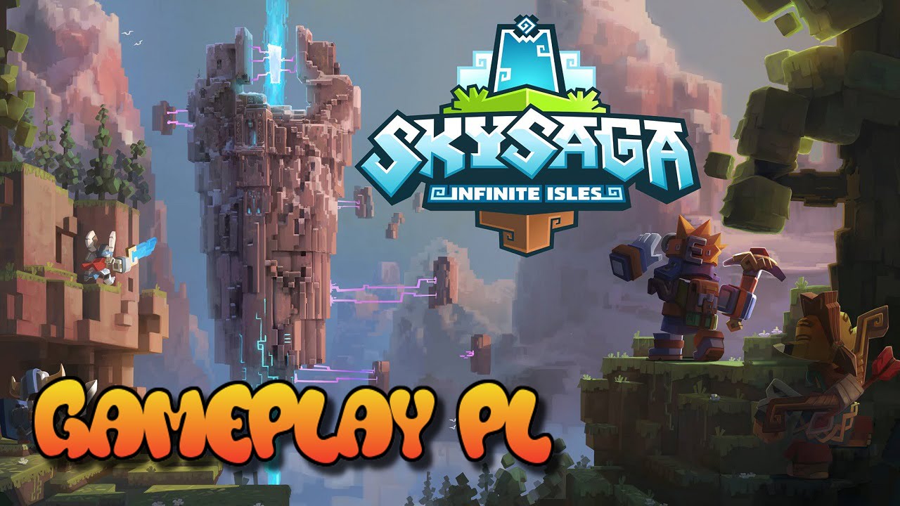 SkySaga-Gra podobna do minecrafta - YouTube