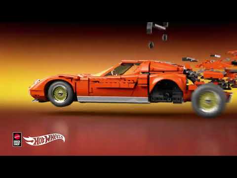 Brick Shop Hot Wheels Lamborghini Miura P400 SV Construction Set