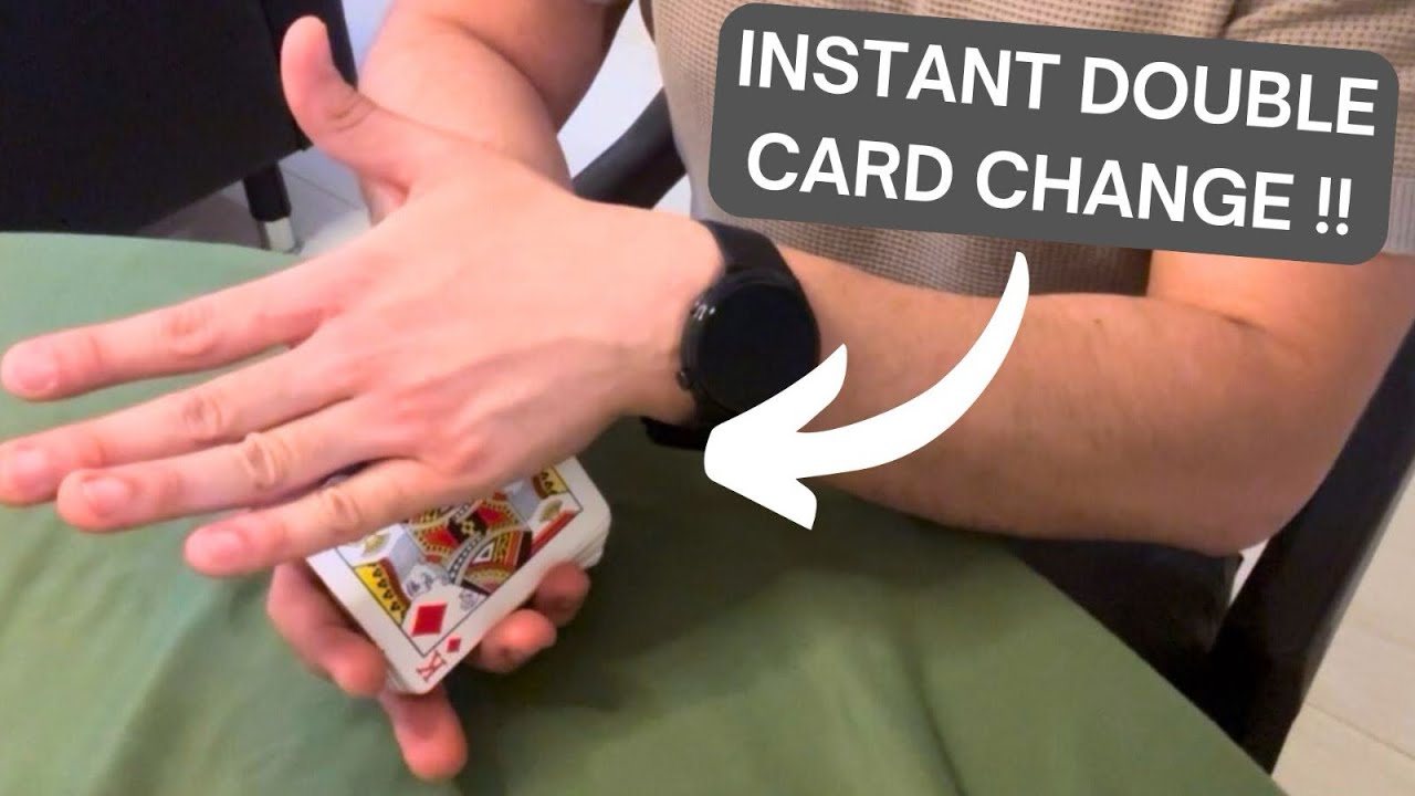 Double Card Change Tutorial!! (No Set Up Needed) - YouTube