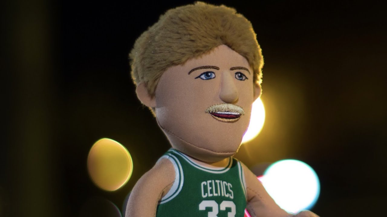 Boston Celtics Larry Bird 10" Plush Figure - YouTube