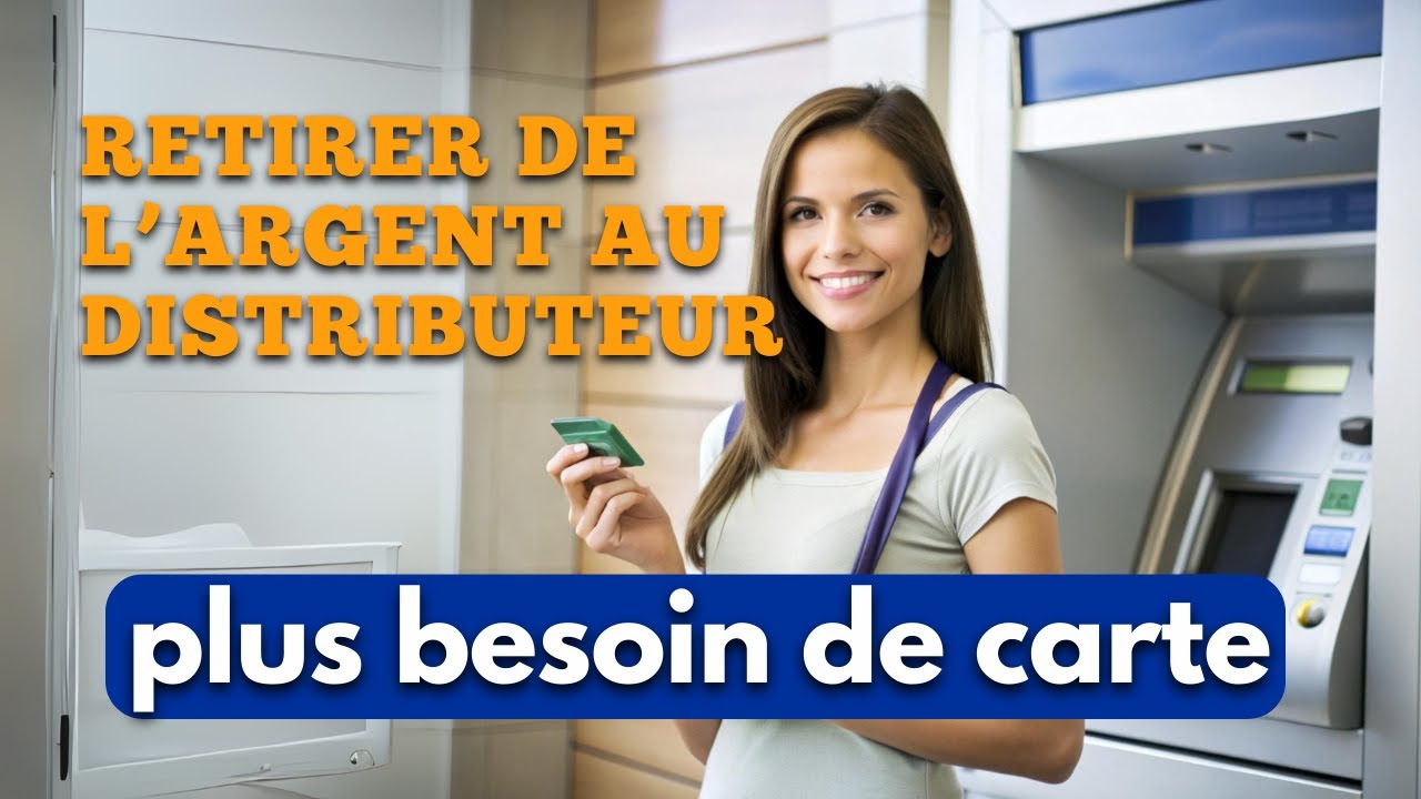 Retirer de l’argent au distributeur : plus besoin de carte - YouTube