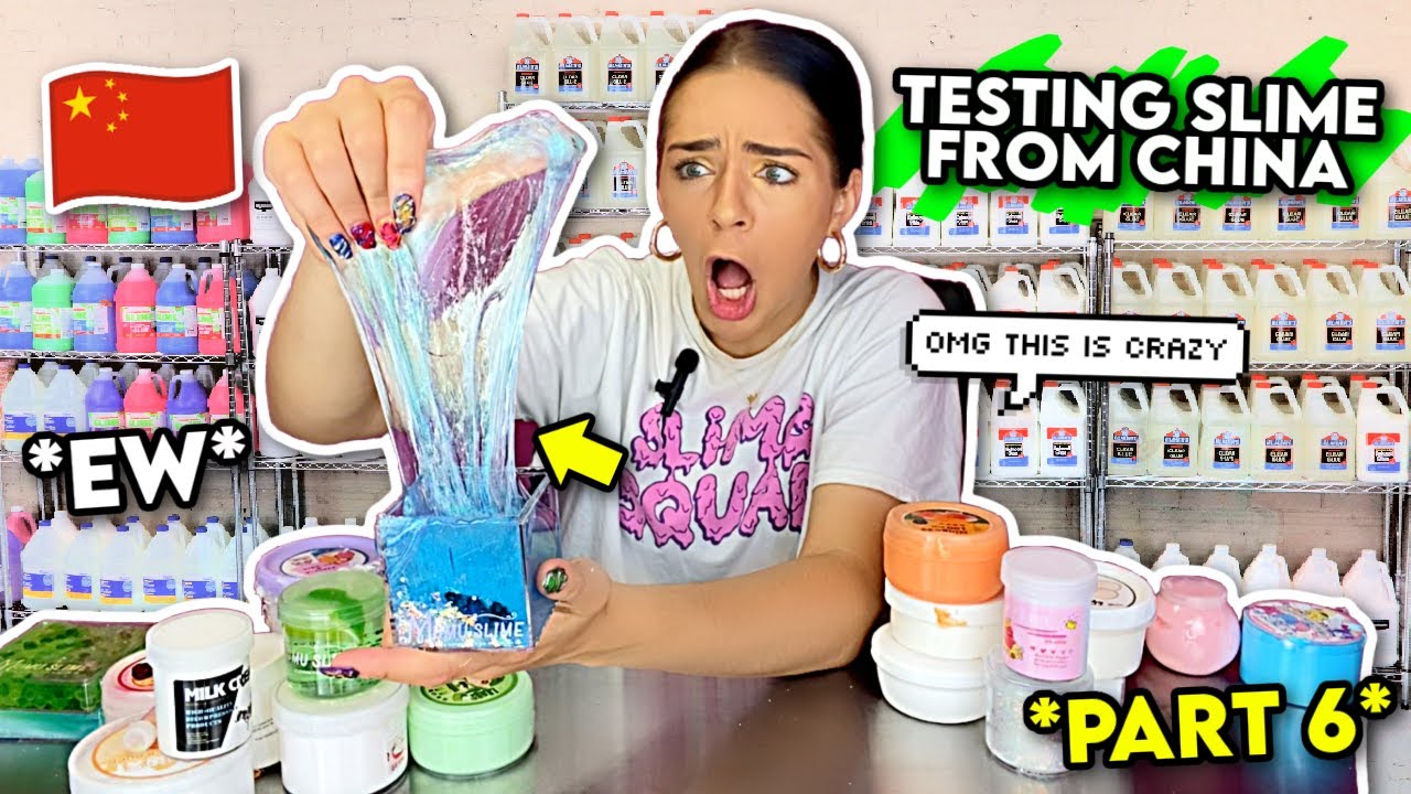Testing Slime I Bought from CHINA PART 6!! *MASSIVE UNBOXING REVIEW ...