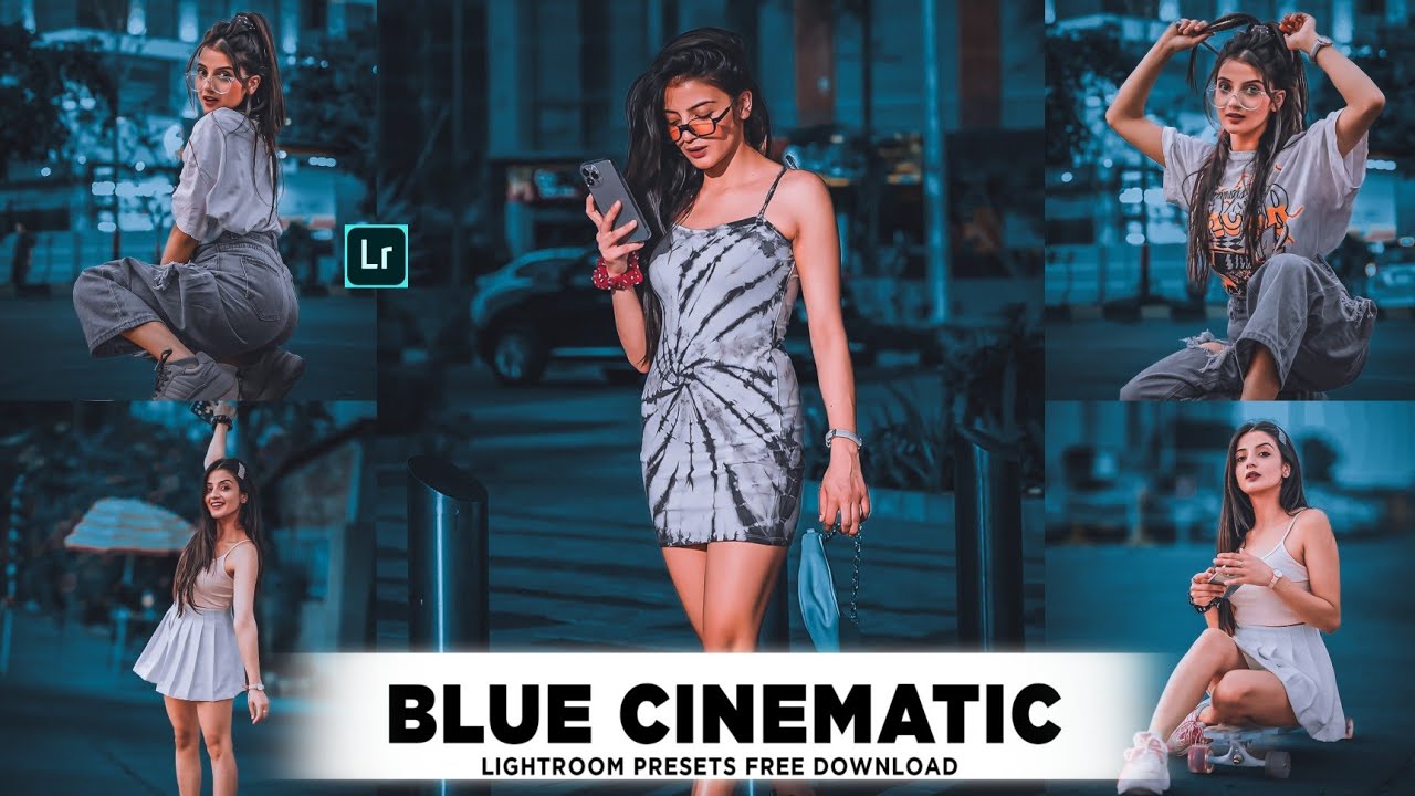 Lightroom Cinematic Blue Color Grading tutorial | Cinematic Preset ...