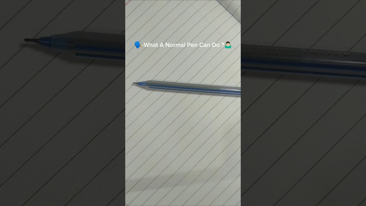 It's just a normal blue pen 🙂#streetstyle #anime #penart #uppermoons # ...