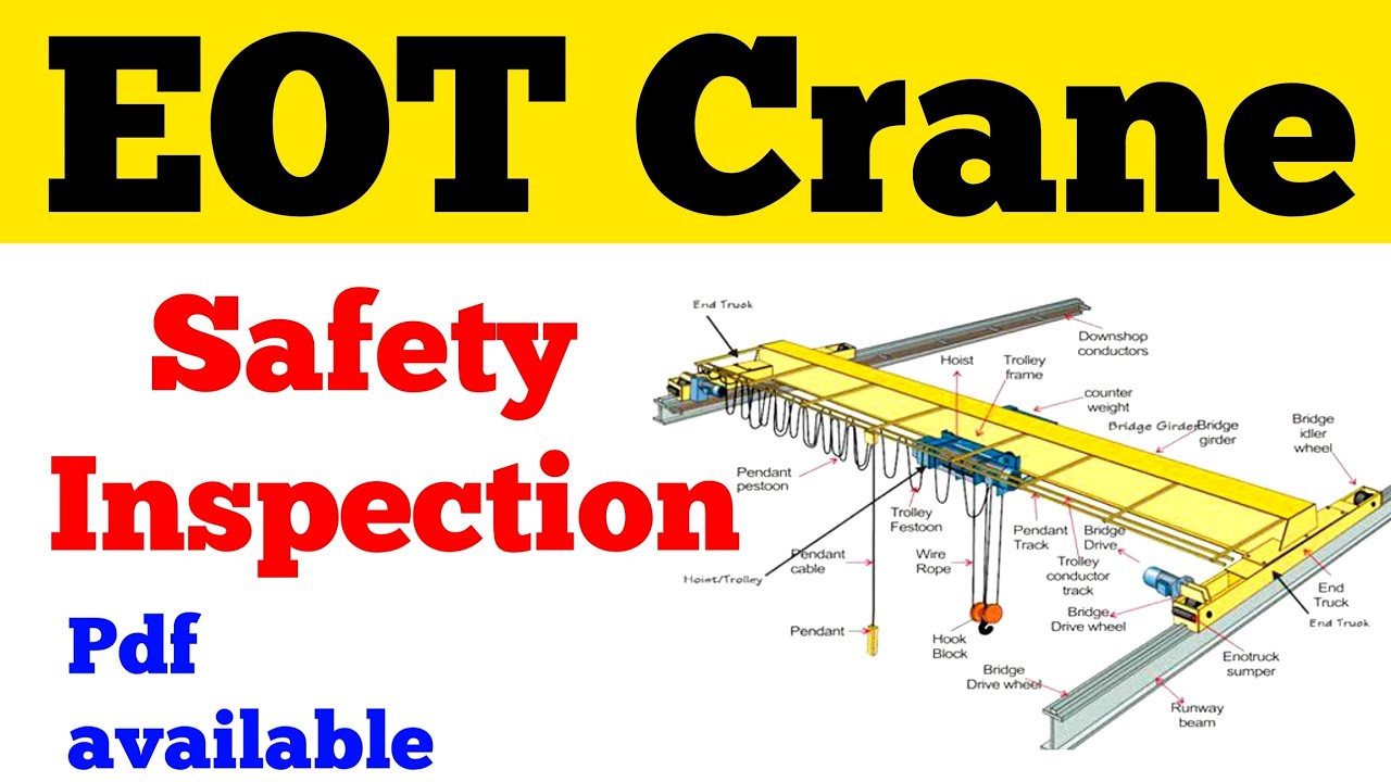 EOT Crane Safety Inspection EOT Crane Inspection Checklist Electric