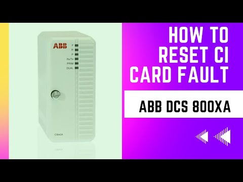 How to replaced CI card/fault reset || ABB DCS800XA || DCS SYSTEM - YouTube