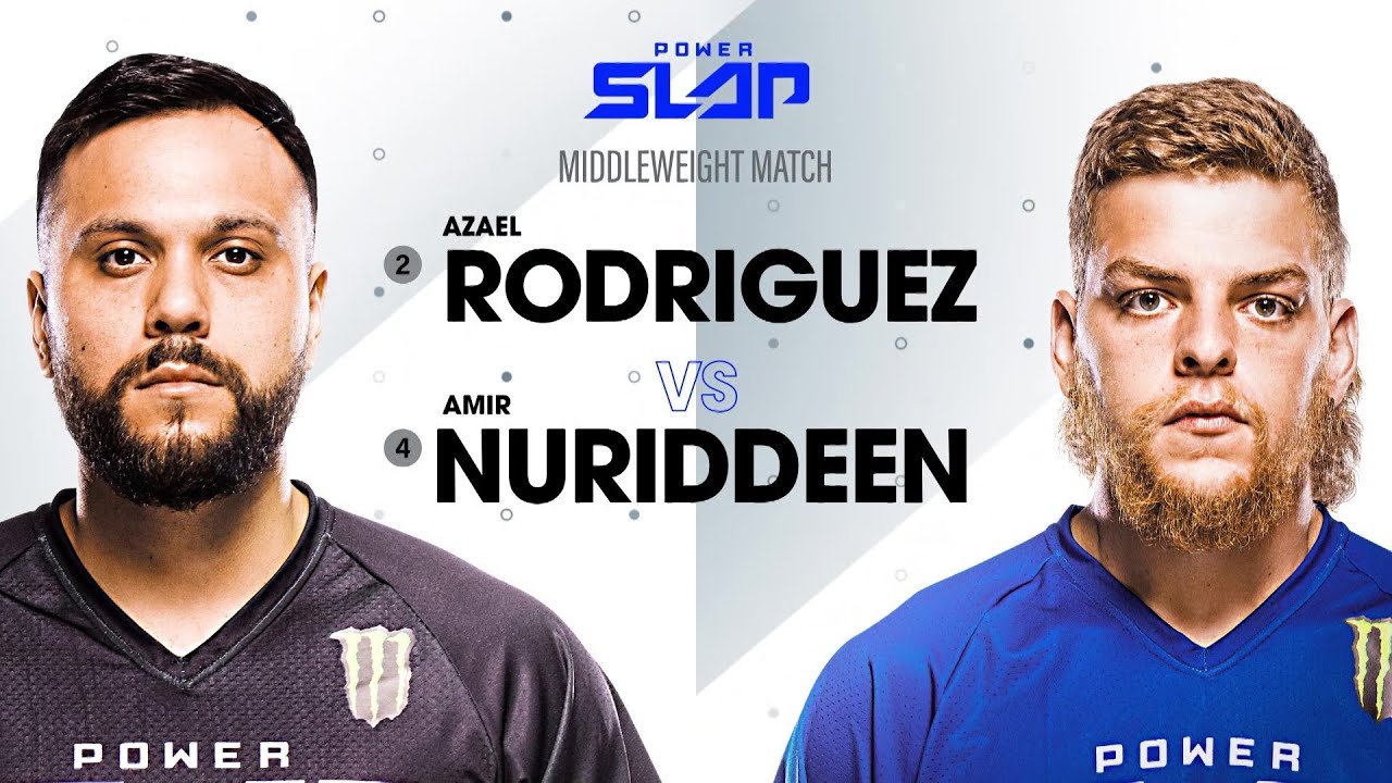 Azael Rodriguez vs Amir Nuriddeen | Power Slap 4, August 9 on Rumble ...