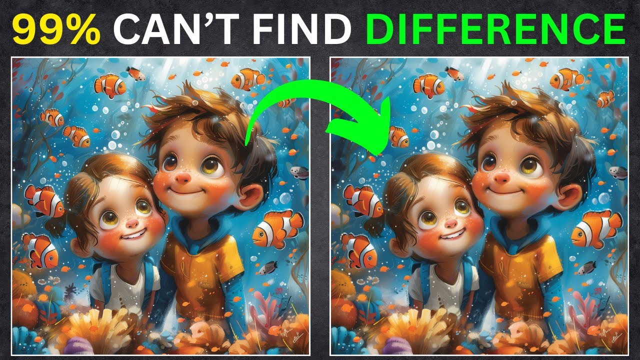 Find The Difference Puzzle Game: Undersea Adventure [ Spot the ...