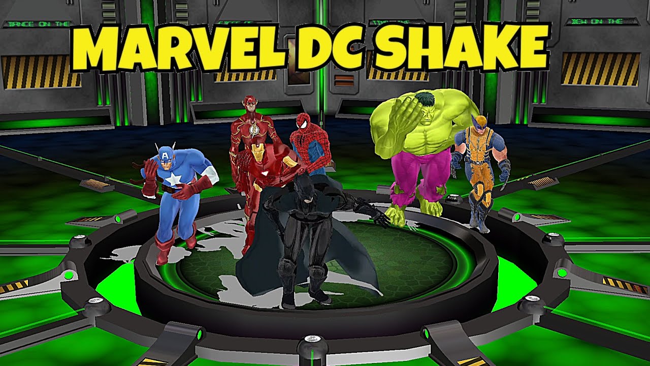 HARLEM SHAKE (MARVEL VERSION) AND DC ☆ 3D animated mashup parody ...