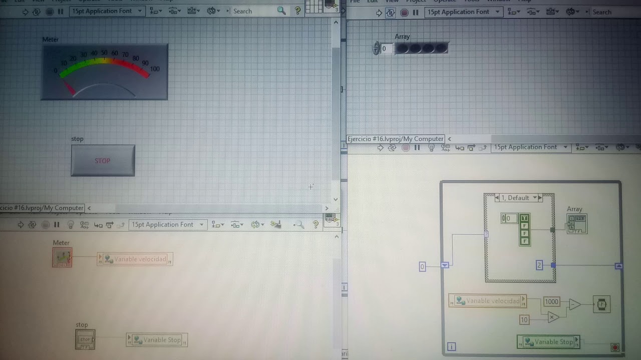 Variables Locales y Globales en LabVIEW - YouTube