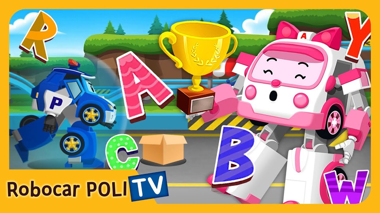 POLI Game | Let's learn Alphabet together! | for Kids | Robocar POLI ...