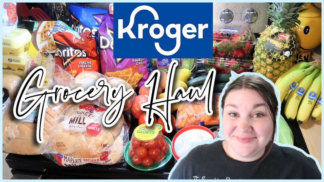 1-WEEK KROGER GROCERY HAUL | Meal Plan & Grocery Haul | APRIL 2024 ...