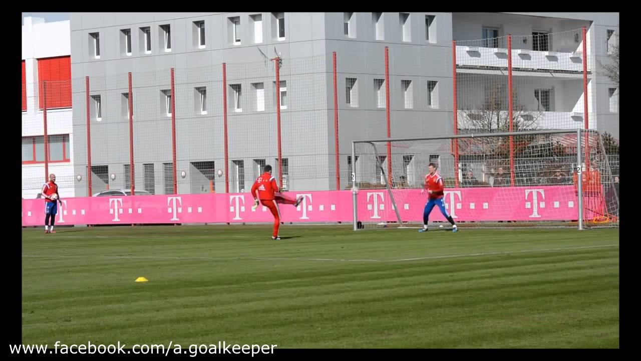 Manuel Neuer Training - Bayern Munich Goalkeeper. - YouTube