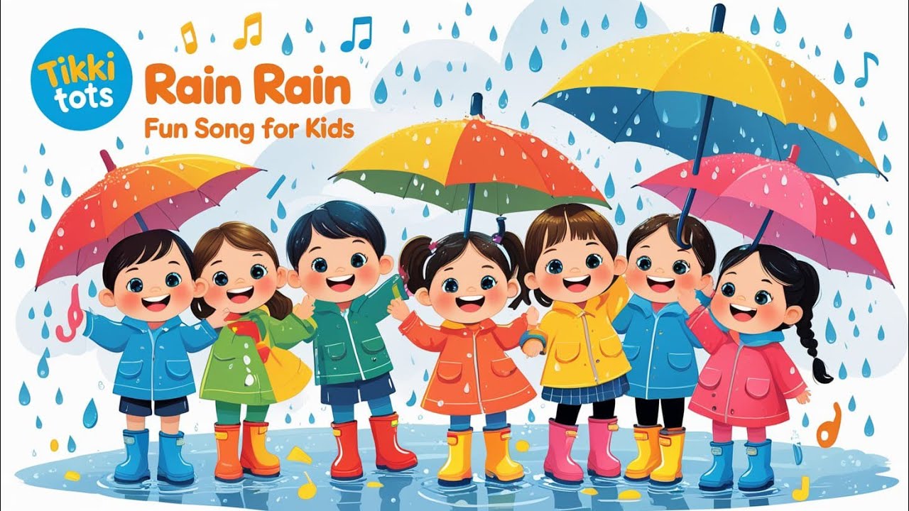 Rain Rain Fun Song for Kids | Nursery Song | More Kids & Nursery Song ...