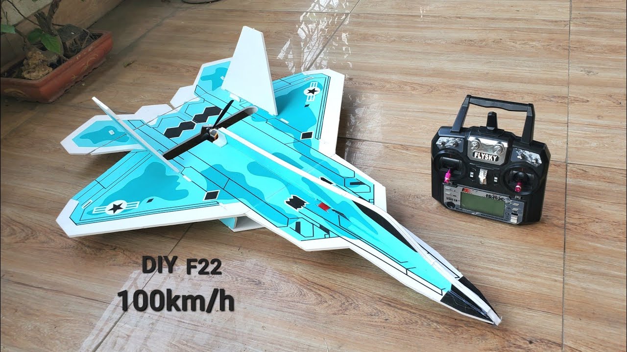 Hướng dẫn chi tiết Ráp Máy Bay F22 điều khiển từ xa - Đồ chơi RC - YouTube