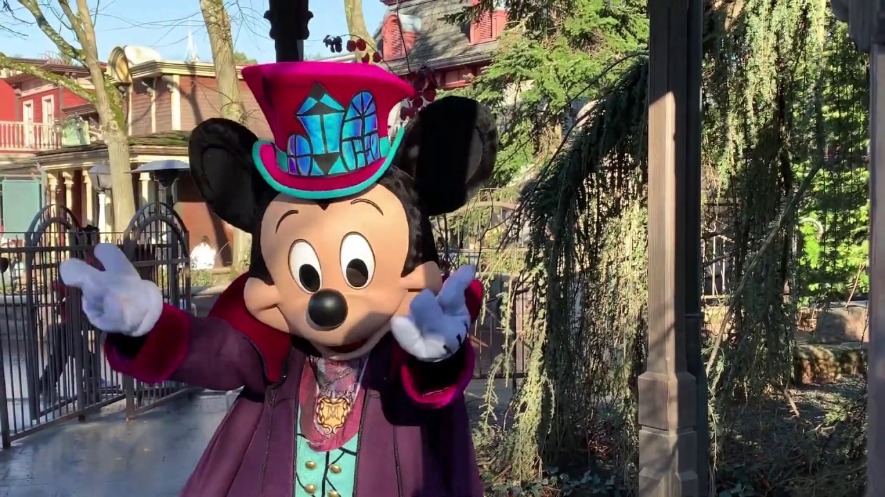 °o° Our Favorite Host Mickey Mouse, in the Phantom Manor Gardens - YouTube