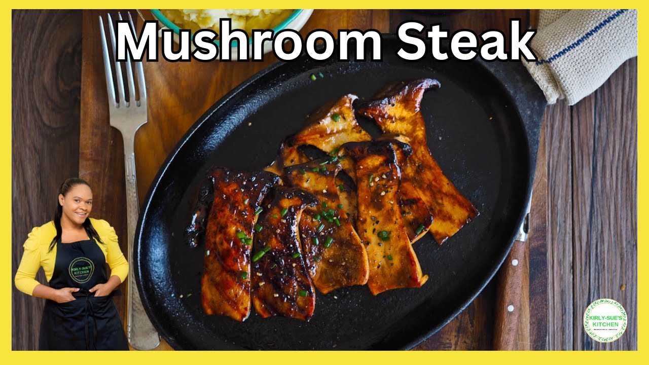 Best Vegan Steak Recipe I Mushroom Steak I Portobello Mushroom Steak ...